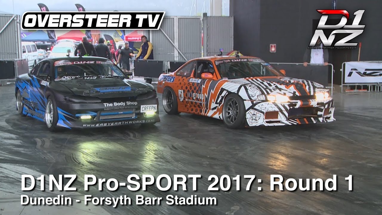 D1NZ Pro-SPORT Drift Series 2017: Round 1 Dunedin - YouTube