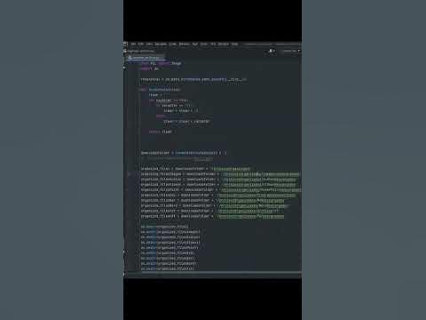 Como organizar tus archivos en un Click con este script de python #shorts #short #programacion ...