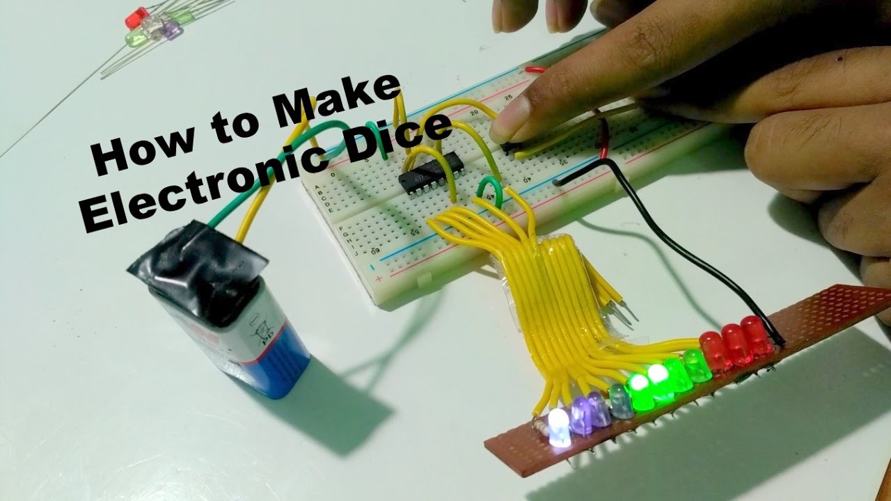 How to make Electronic Dice - YouTube