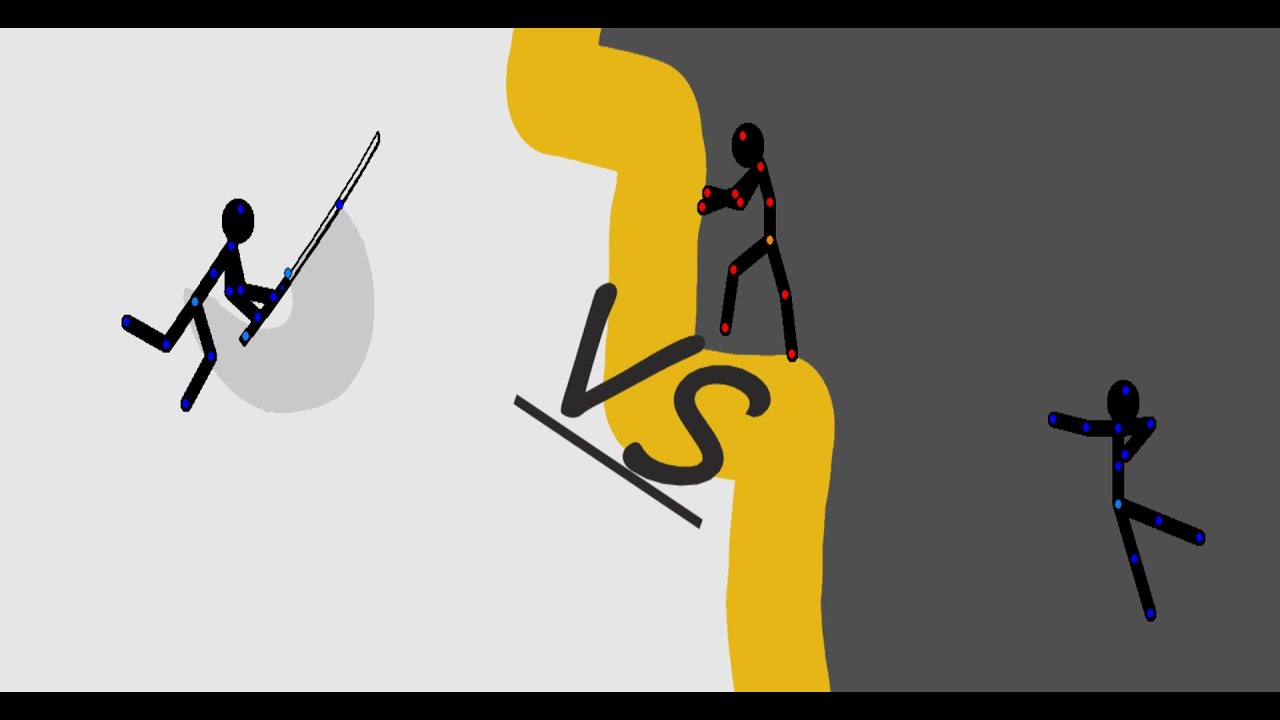 Stickman vs 2 stickmen - YouTube