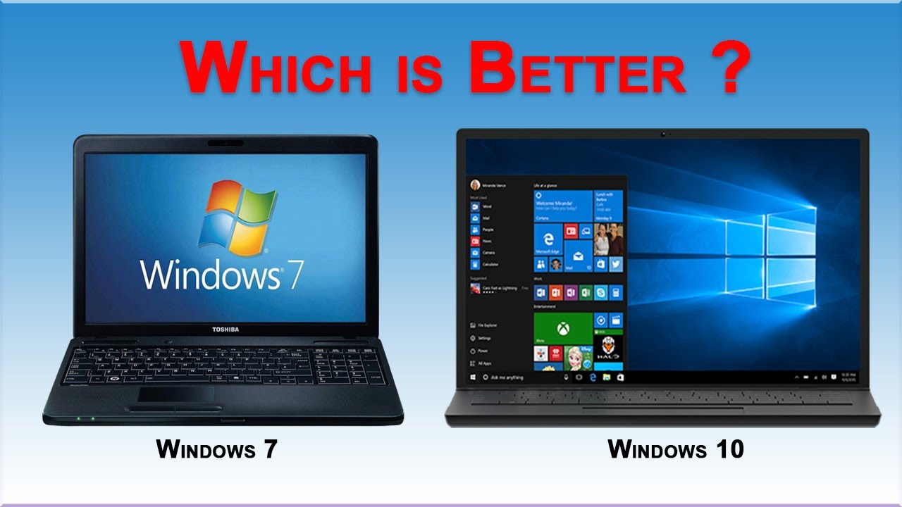 Windows 7 vs Windows 10 in 2020 | উইন্ডোজ সেভেন vs টেন কোনটি ভালো ...