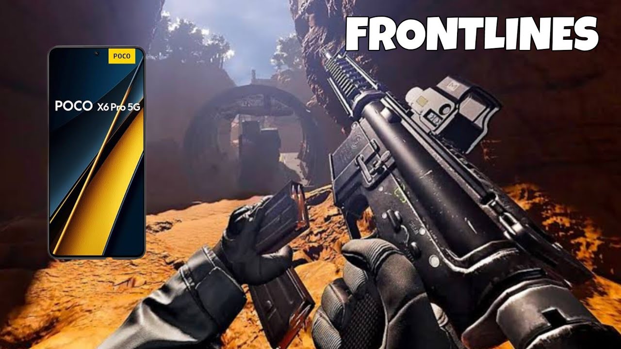 ROBLOX FRONTLINES LINHAS DE FRENTE TESTE NO POCO X6 PRO - YouTube