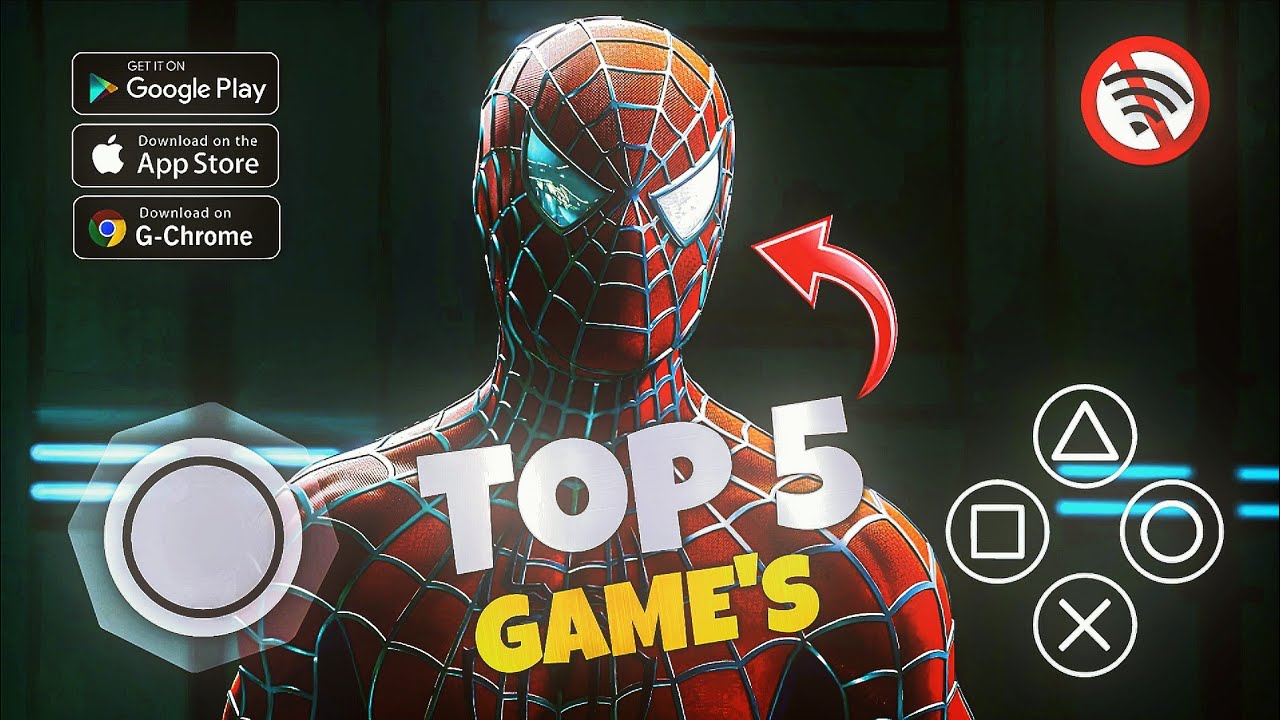 Top 5 Best Spider Man Games For Android | Best spider man games for ...