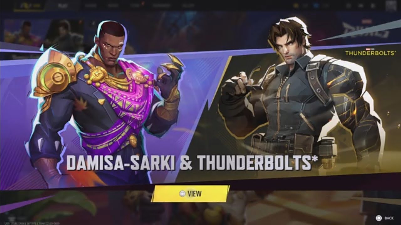 Marvel Rivals: Thunderbolts Winter Soldier and Damisa-Sarki Black ...
