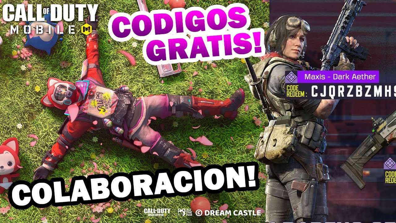 ENTRA YA CODIGOS GRATIS! NUEVOS Y COLABORACION EN COD MOBILE | Dimitry ...