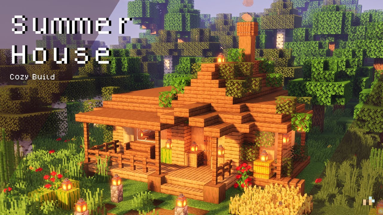 Minecraft: How to Build a Summer House ☀️🌻 | Snishinka - YouTube