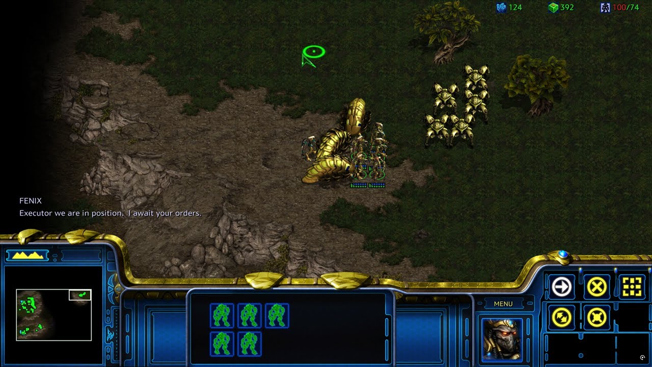 StarCraft: Remastered 4K 60FPS Campaign Protoss 2 - Into the Flames ...
