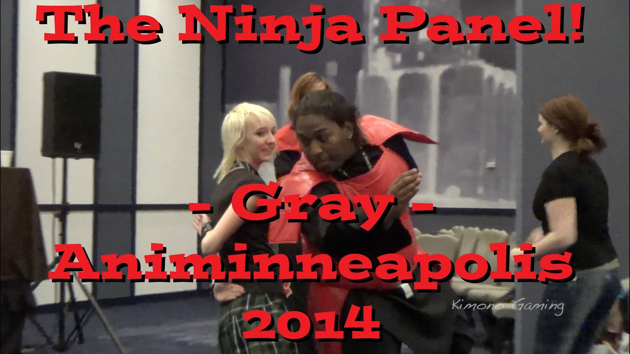 The Ninja Panel! - Gray - Animinneapolis 2014 - YouTube