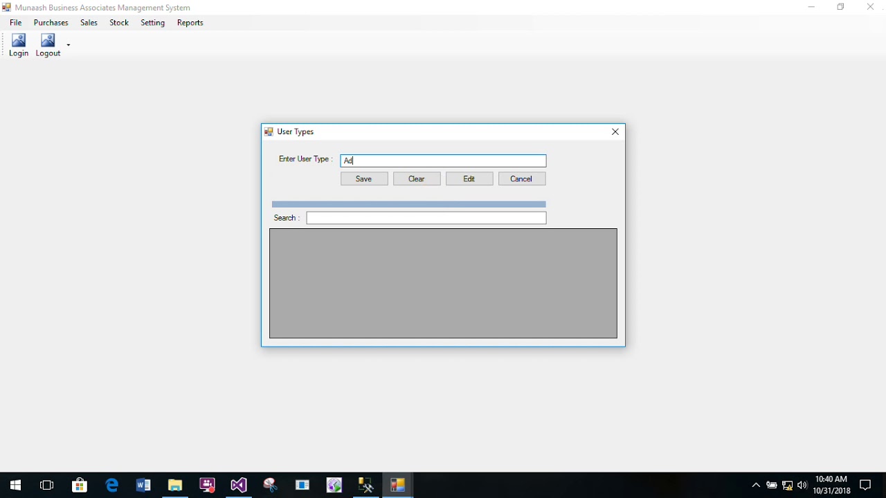 Accounting Management System Part 7 MainForm Design and User Types in ...