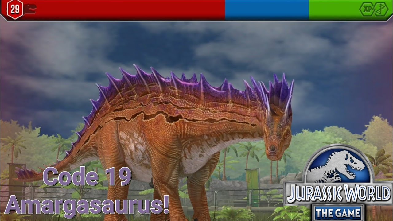 Code 19 With The Amargasaurus! - YouTube