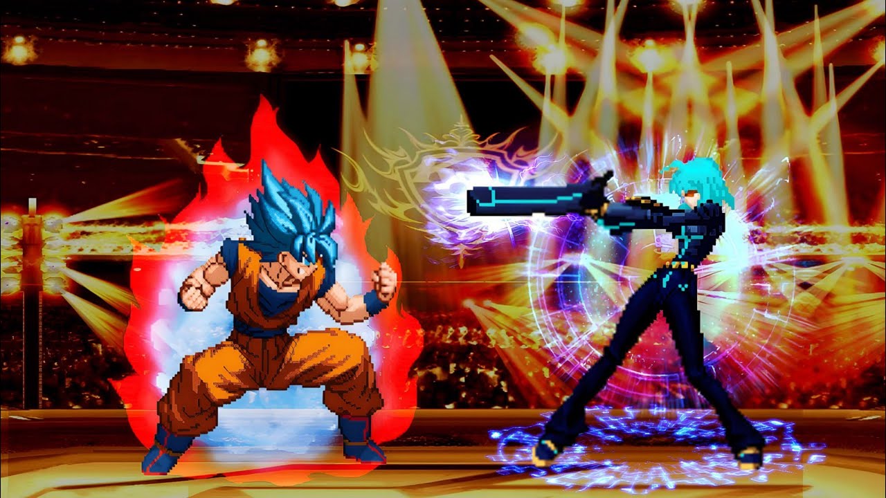 [DBZ vs KOF] Goku SSBK vs Ariya - YouTube
