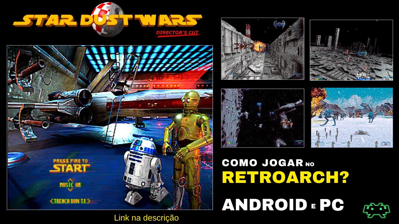 Como jogar Star Dust Wars no RETROARCH? Android e PC. - YouTube