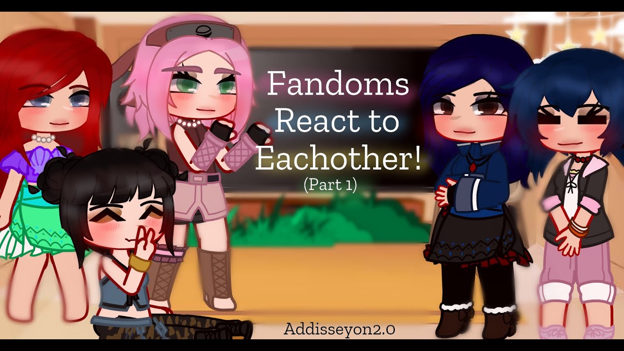 Fandoms react to eachother | Part 1 | Girls | GCRV - YouTube