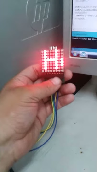Matriz de LED 8x8 - YouTube