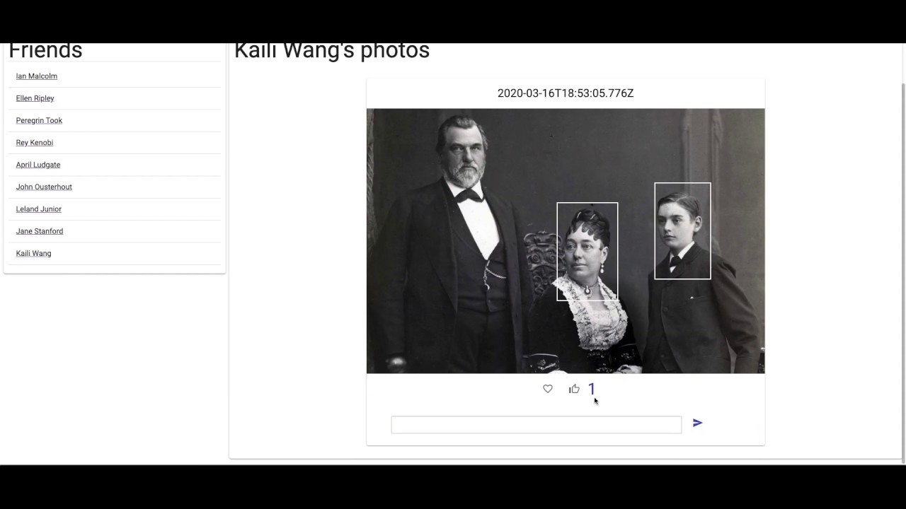 Photo app demo (CS142 Web Development Final Project) - YouTube