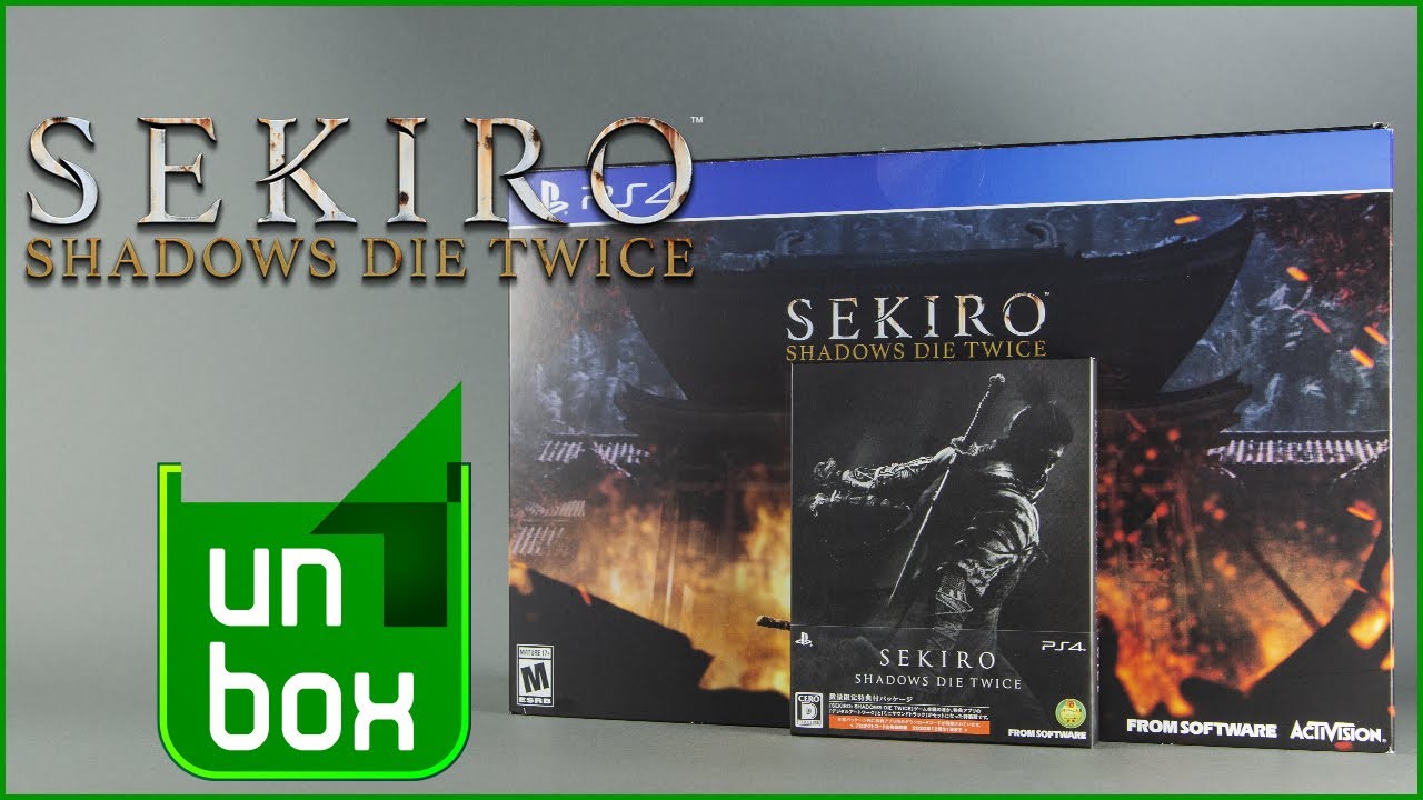 [PS4] Sekiro Shadows Die Twice Japanese/American Limited Edition ...