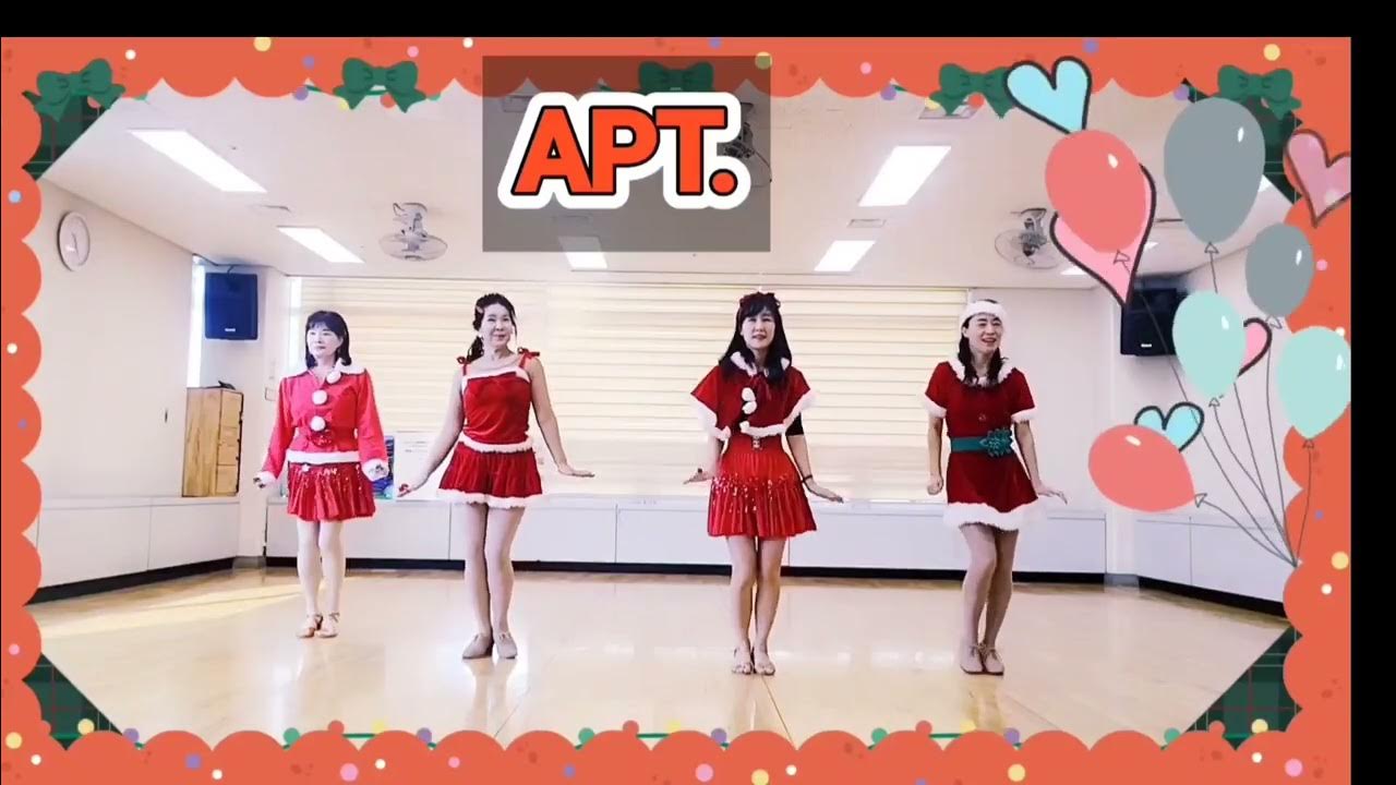 APT. Line Dance l Improver l ROSÉ l Bruno Mars l apt - YouTube