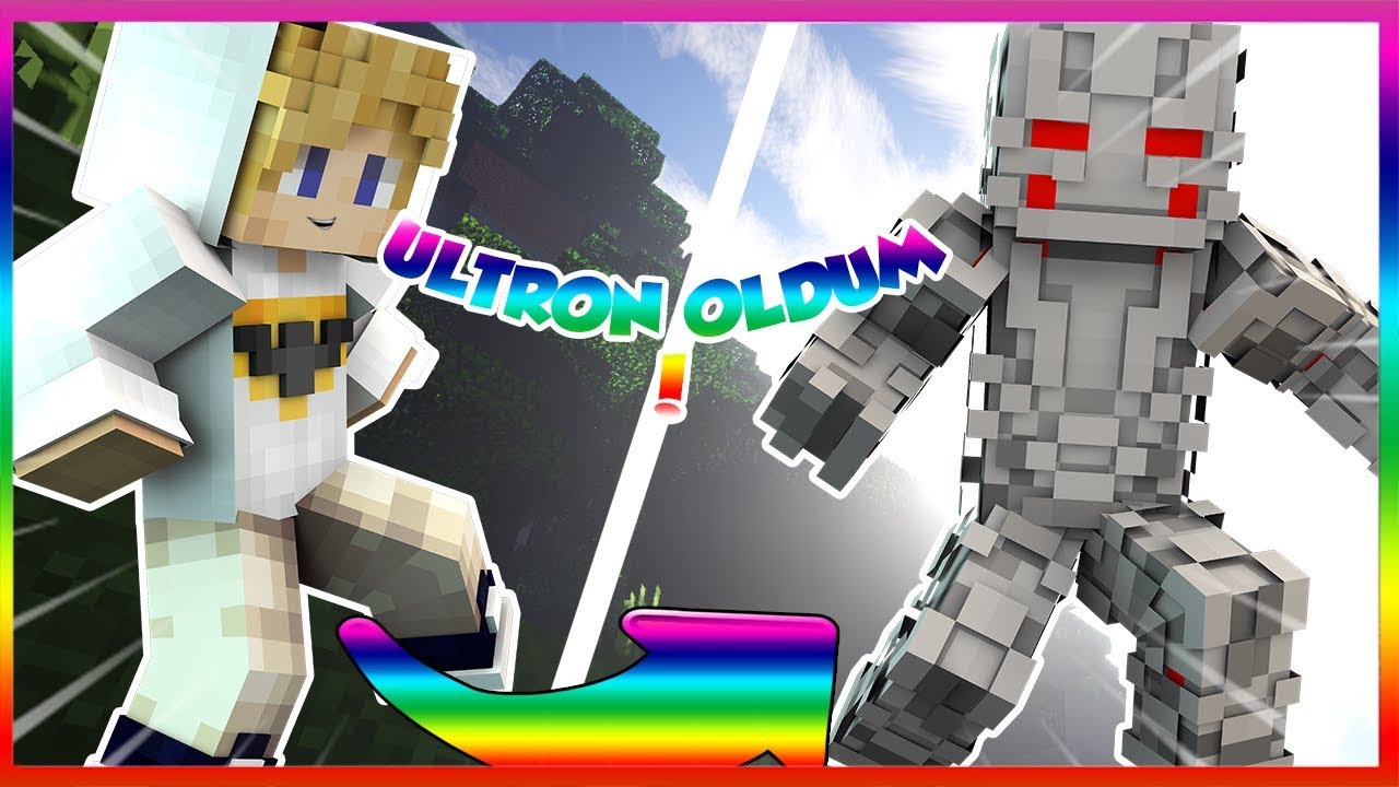 ULTRON'UN SÜPER GÜÇLERİ !!? 😱 - Minecraft Super Craft - Bölüm 17 - YouTube
