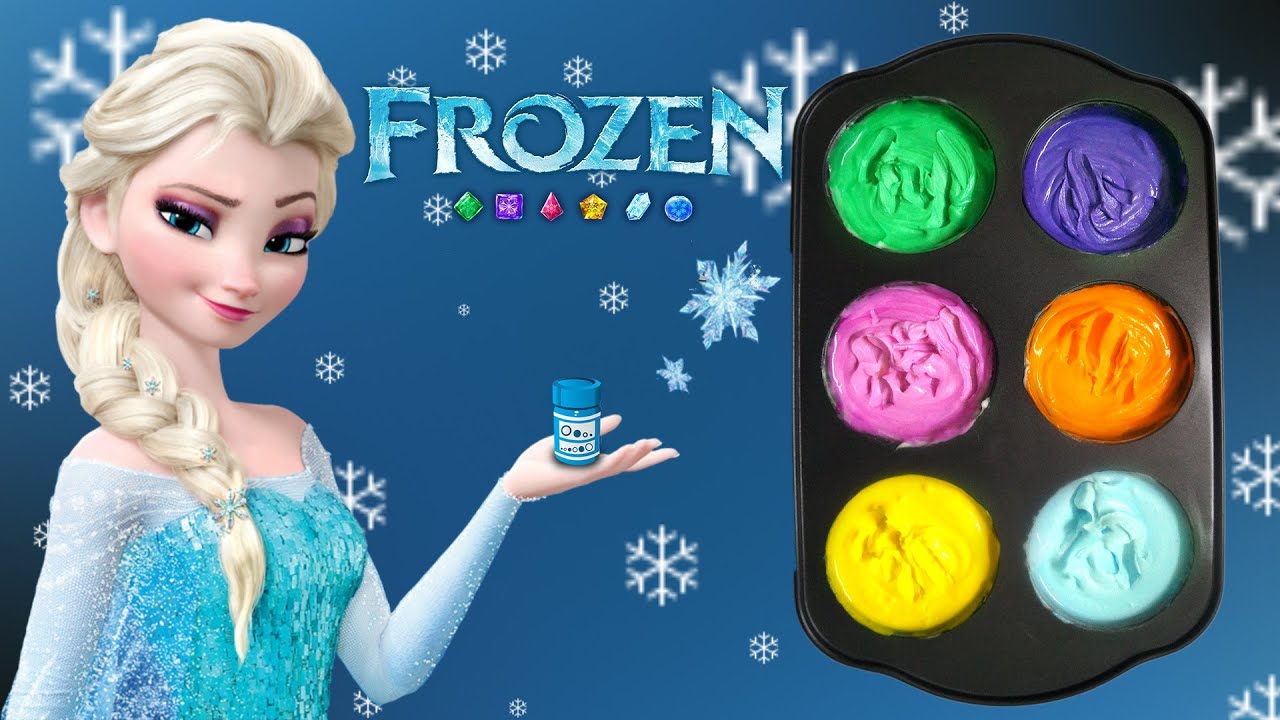 How To Make Frozen Paint For Kids,Colors for Children to Learn Toddlers ...