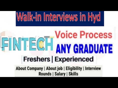 Latest walk in interviews in hyderabad 2021 //any Graduates jobs ...