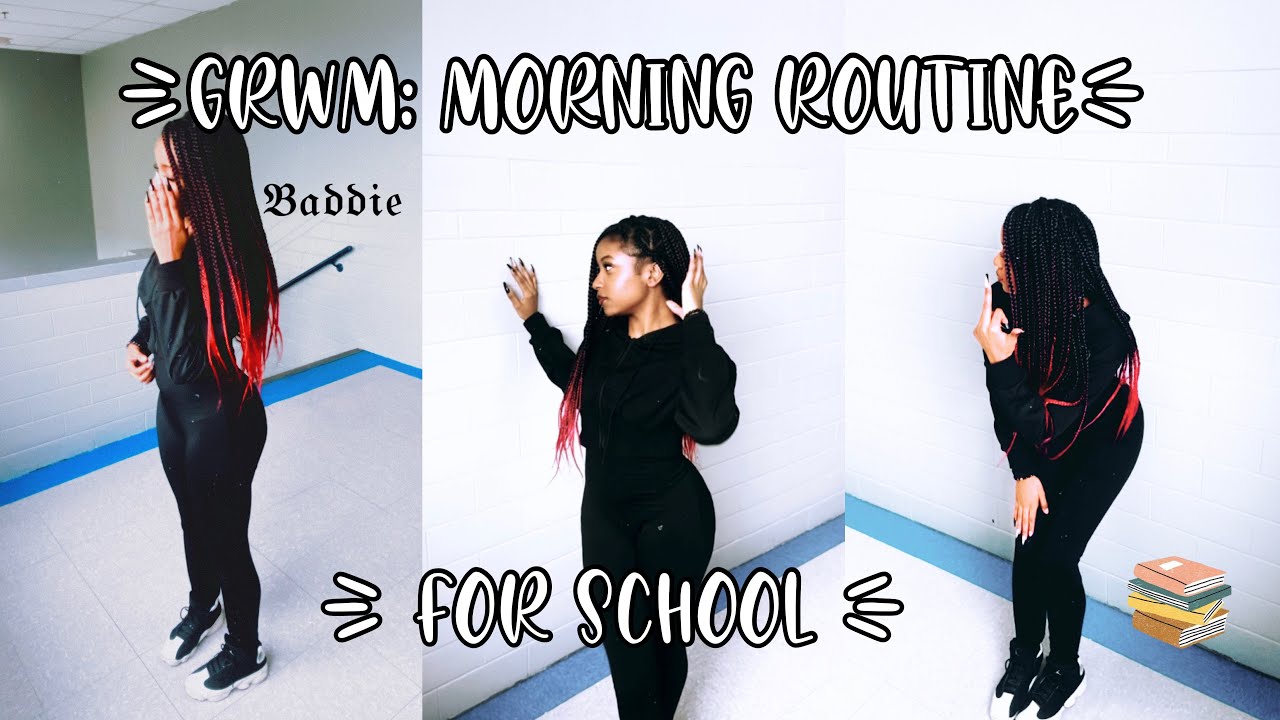 GRWM/MORNING ROUTINE: FOR SCHOOL - YouTube