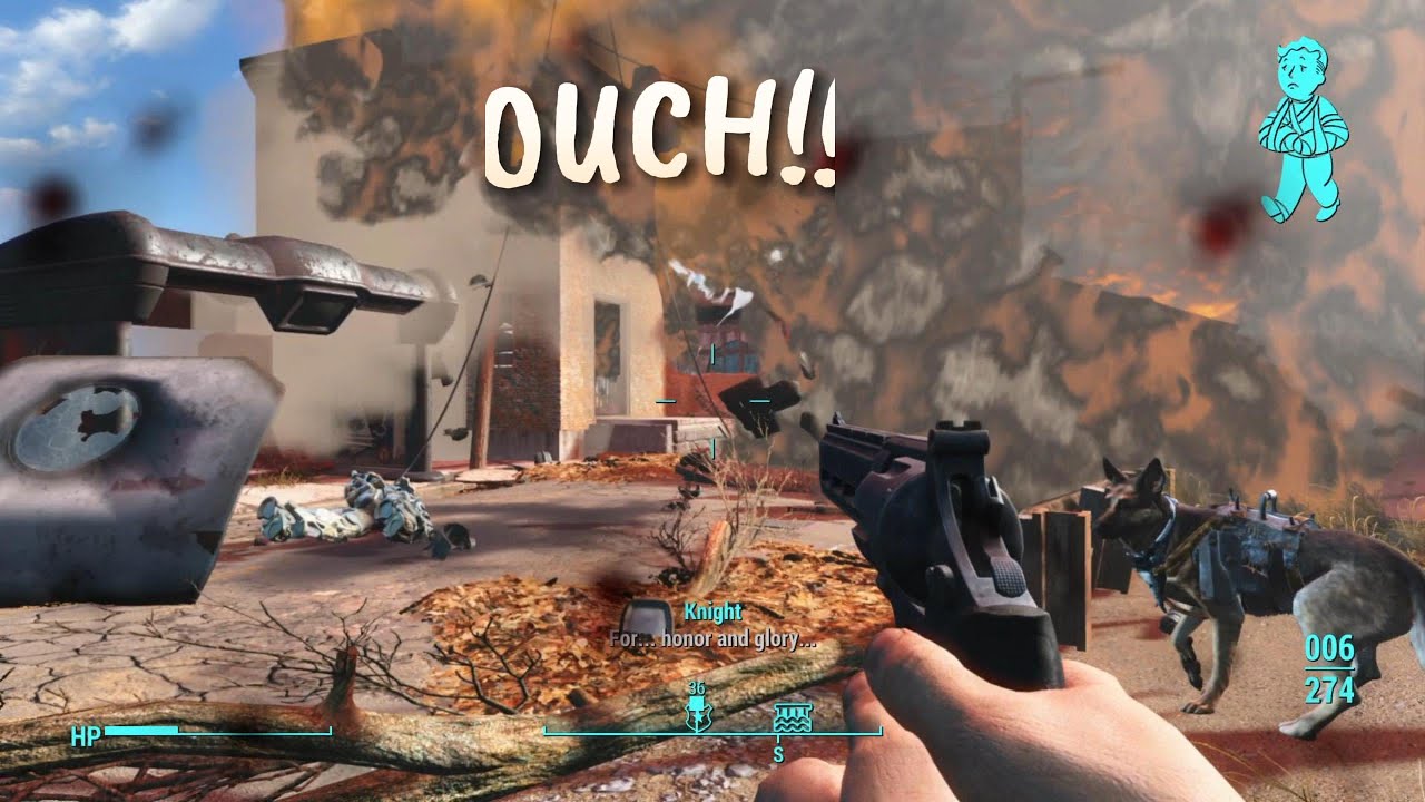 Vertibird Lands on Doc Holliday's Head - FALLOUT 4 Survival Mode (Fevvy ...