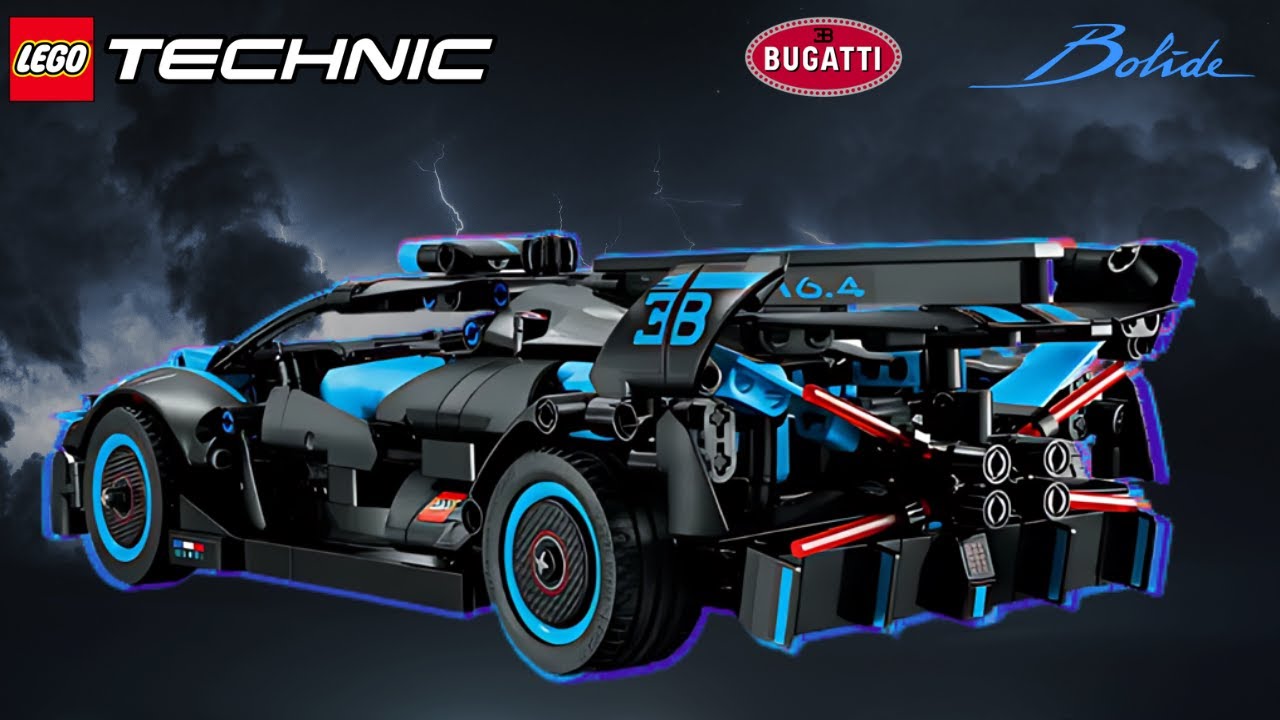LEGO TECHNIC Bugatti Bolide Agile Blue #42162 - YouTube