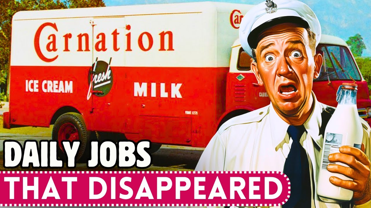 14 Old Daily Jobs.. That Have FADED Into History - YouTube