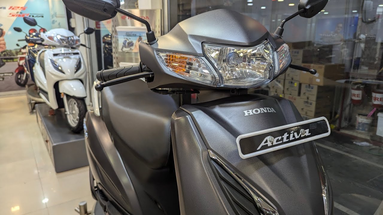 All New 2024 Honda Activa 6G Standard - Matte Axis Grey Metallic - YouTube