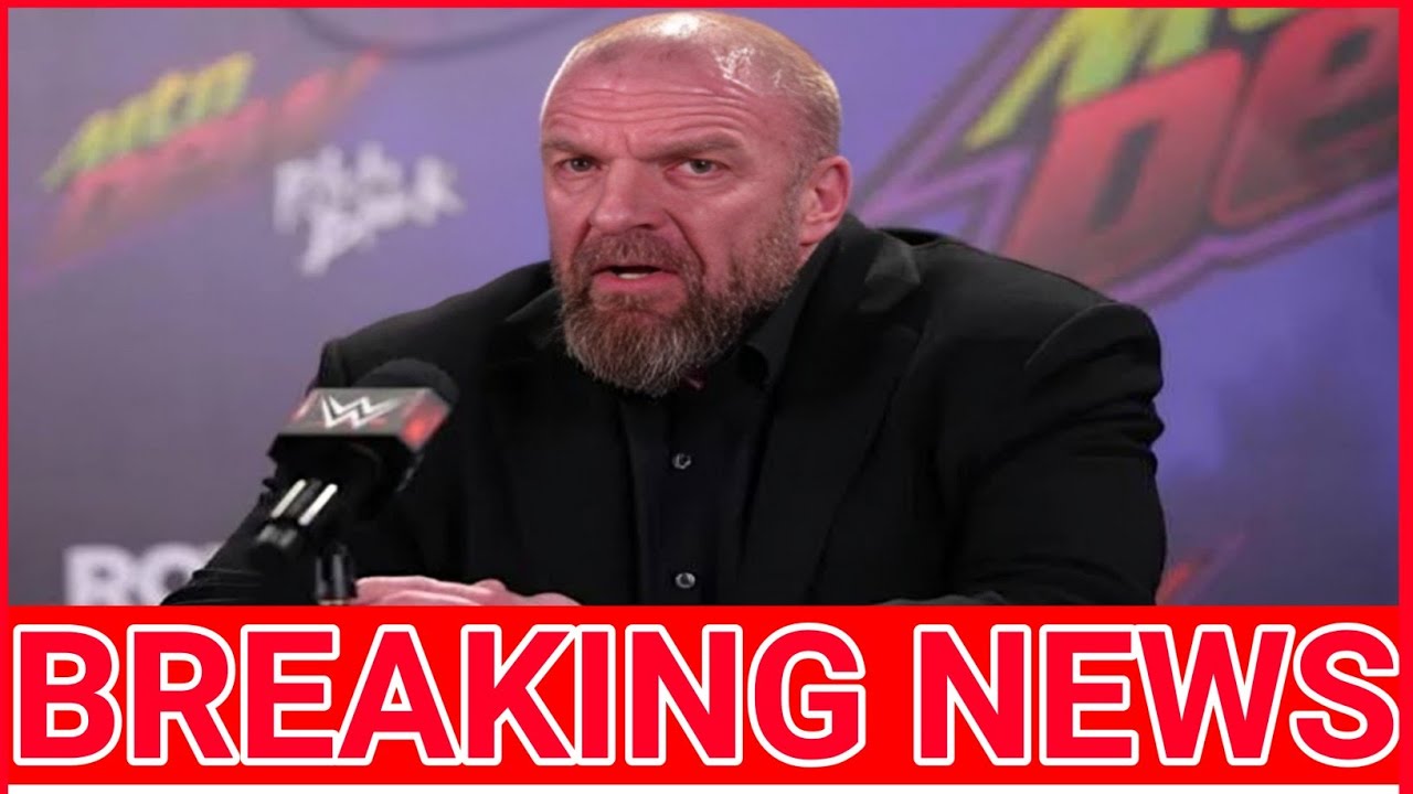 "Tears Everywhere!! Triple H Delivers Shocking News That Stuns the WWE ...