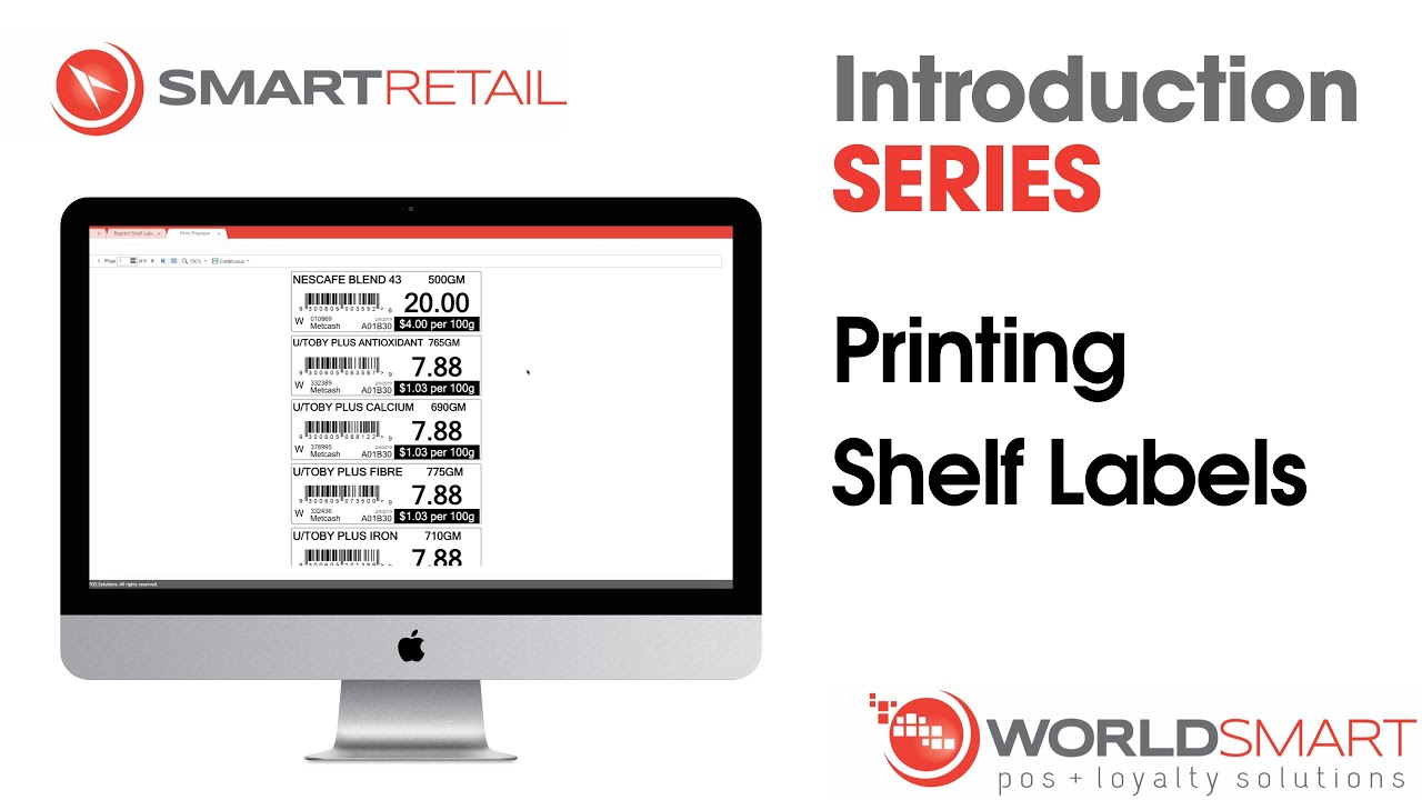 Introduction into Shelf Labels - YouTube