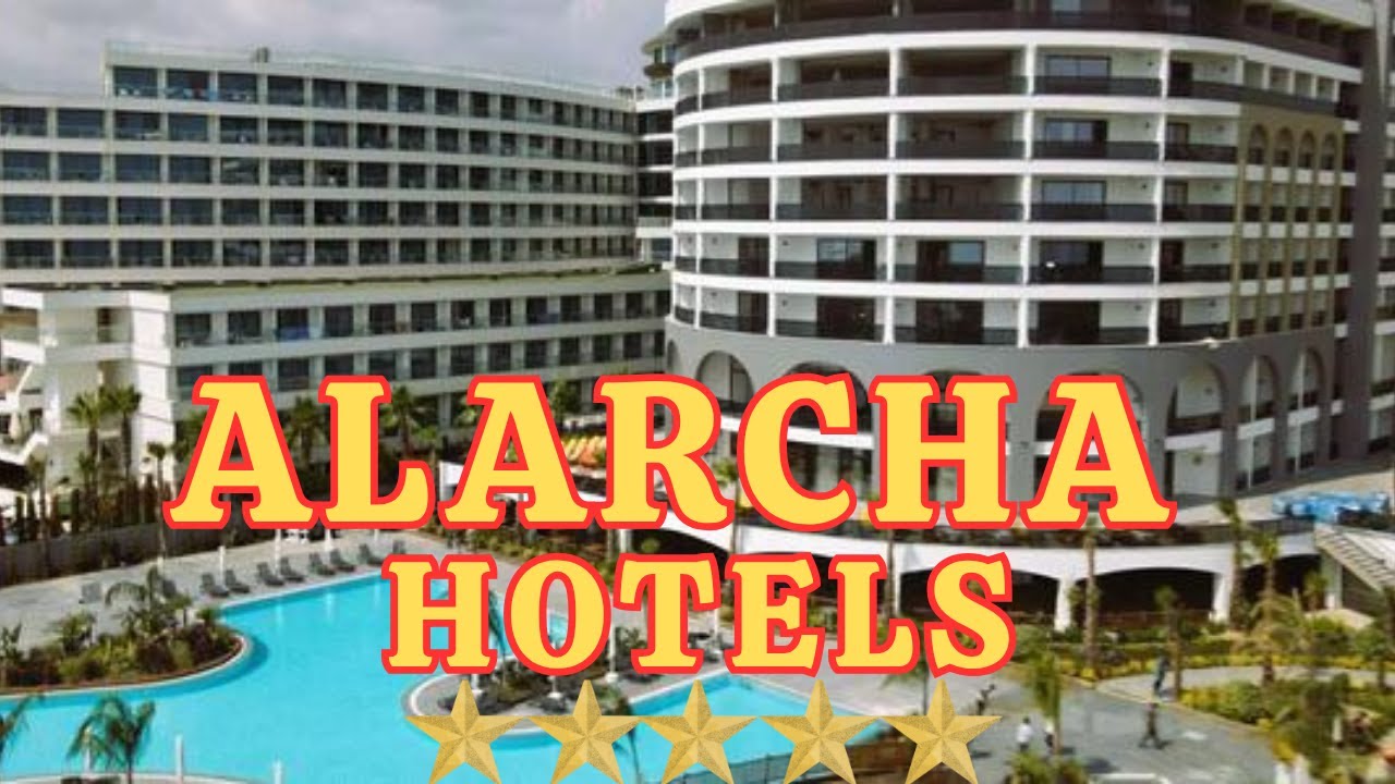 ALARCHA HOTELS & RESORT All-Inclusive 5 Sterne Strandhotel ANTALYA Vlog ...
