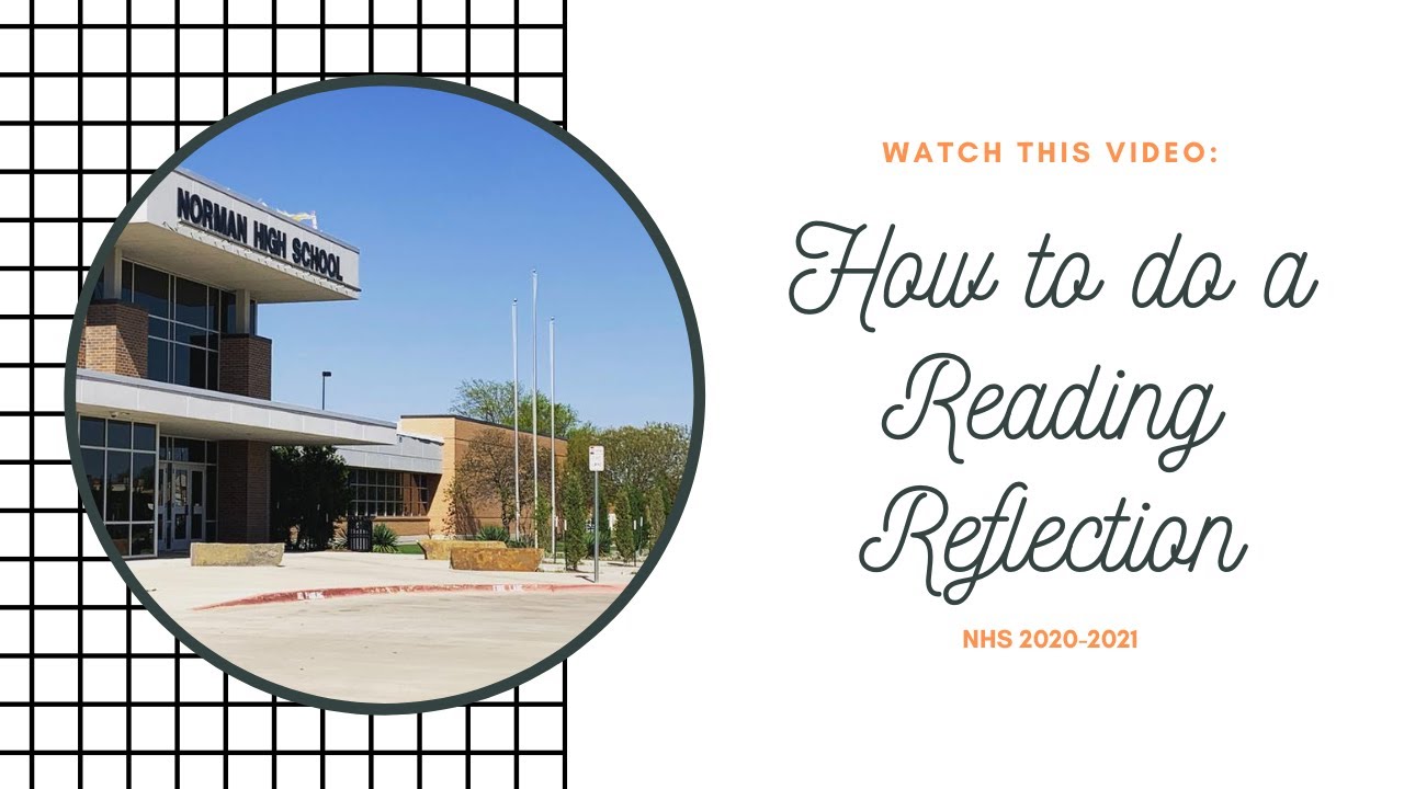 Reading Reflection Instructions - YouTube