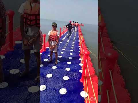 kuzhupilly floating bridge vypin cochin kerala - YouTube