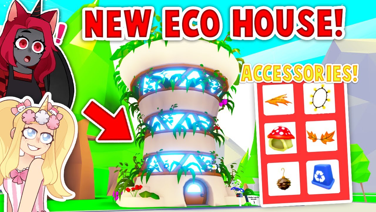 *NEW* ECO HOUSE With *NEW* ECO PET ACCESSORIES In Adopt Me! (Roblox ...