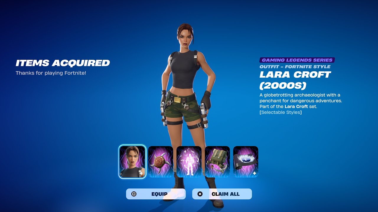 HOW TO GET NEW LARA CROFT (2000s) SKIN IN FORTNITE! - YouTube