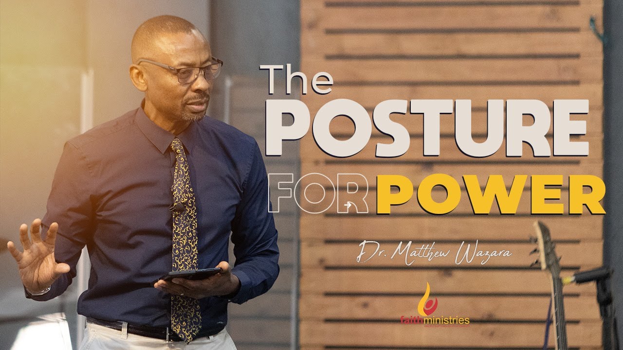 THE POSTURE FOR POWER BY DR.WAZARA - YouTube