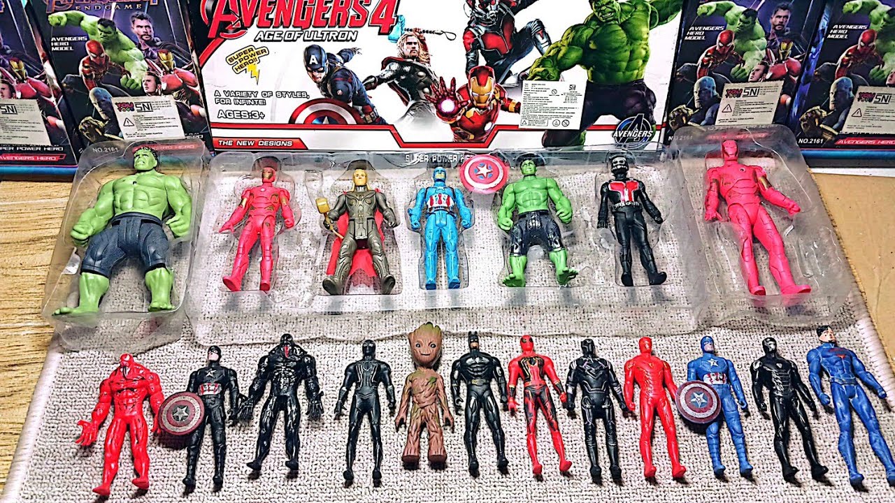 AVENGERS SUPERHERO STORY, MARVEL'S SPIDER MAN 2 VS HULK, CAPTAIN AMERICA VS THOR, VENOM VS ...