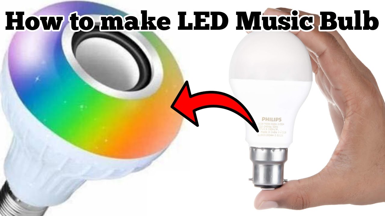 How to make LED Music Bulb 💡 - YouTube