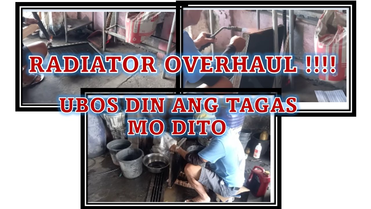 Radiator Leak Repair and Overhaul on ISUZU Crosswind - YouTube