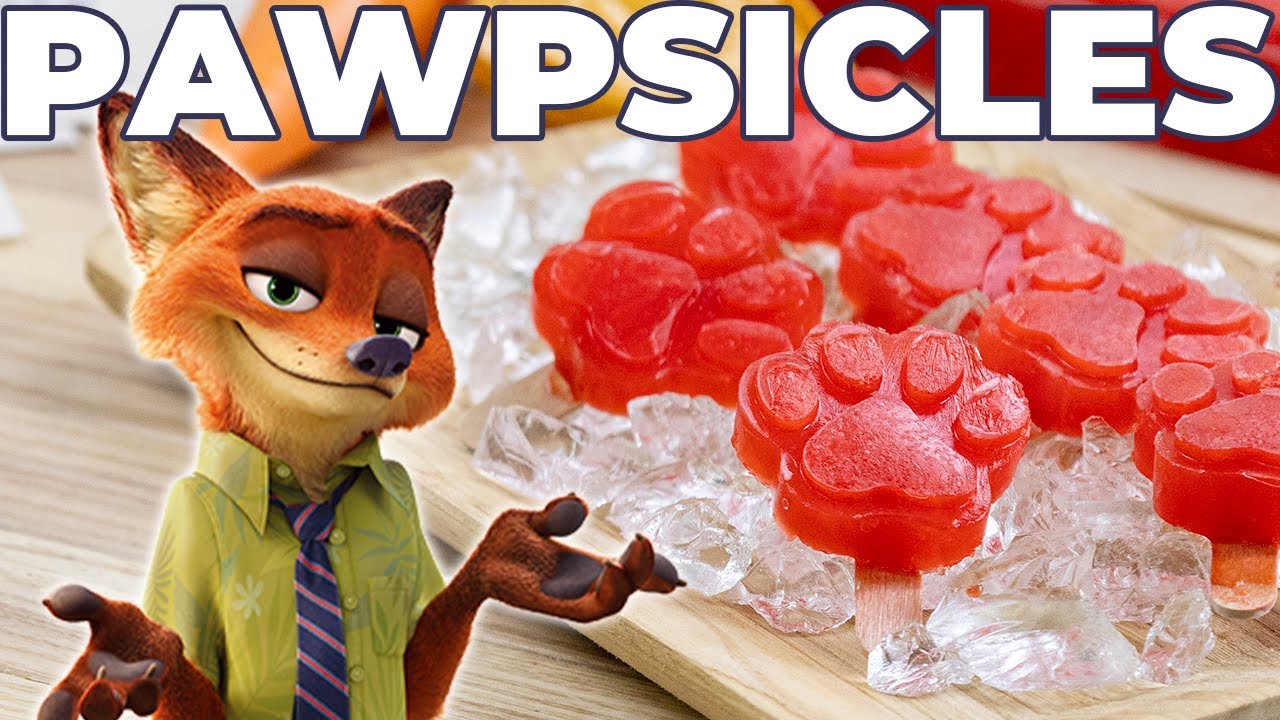 How to Make "Pawpsicles" from Zootopia - YouTube