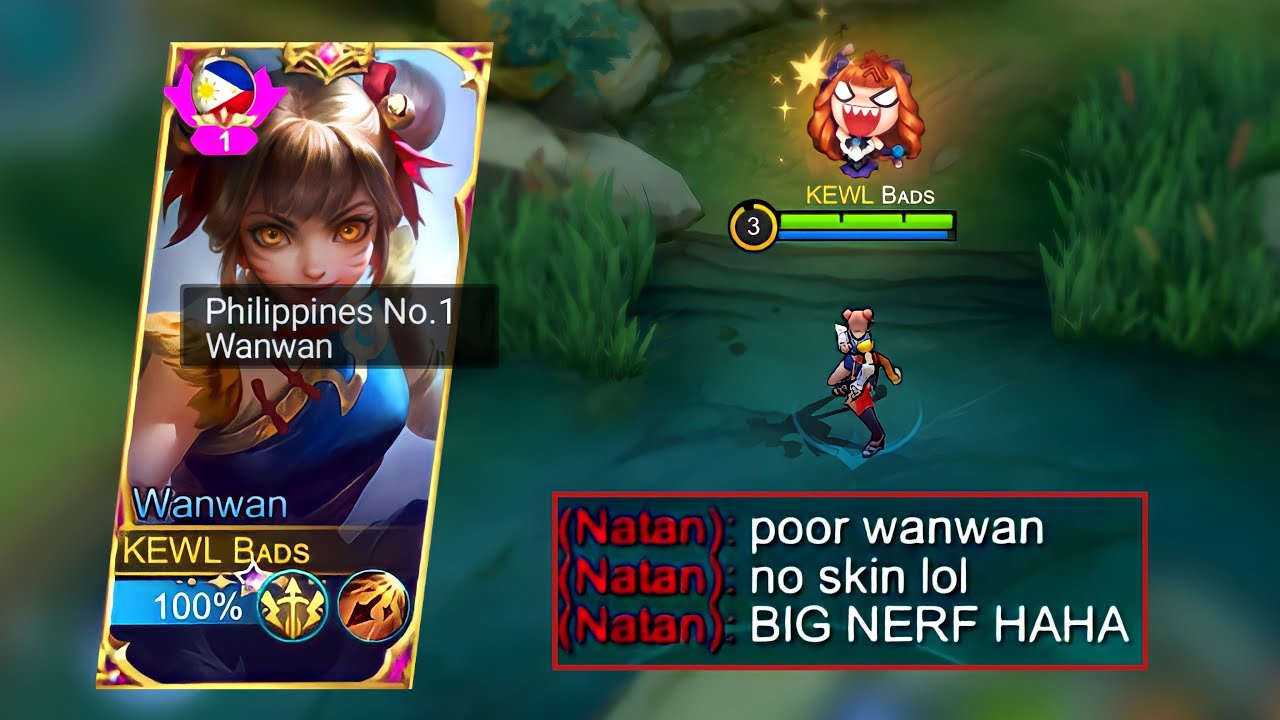 WANWAN BIG NERF + NO SKIN = ??? - YouTube