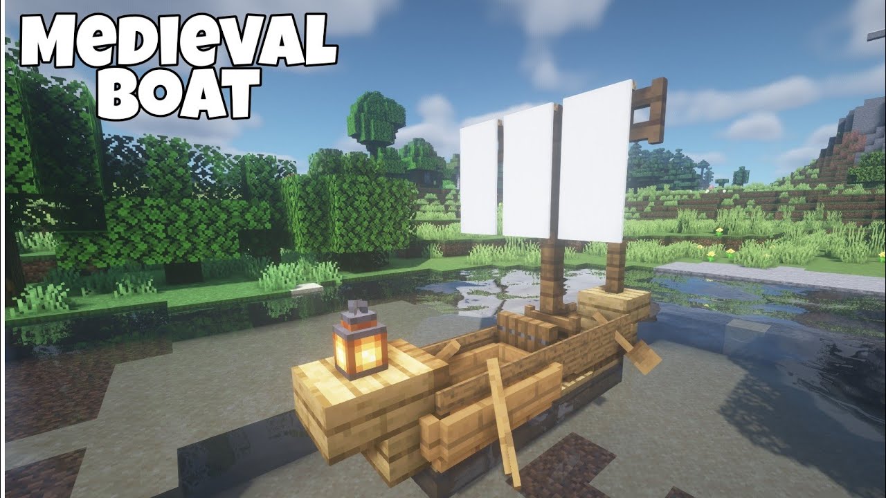 Minecraft: How to Build a Tiny Ship Starter House | Small Boat House ...