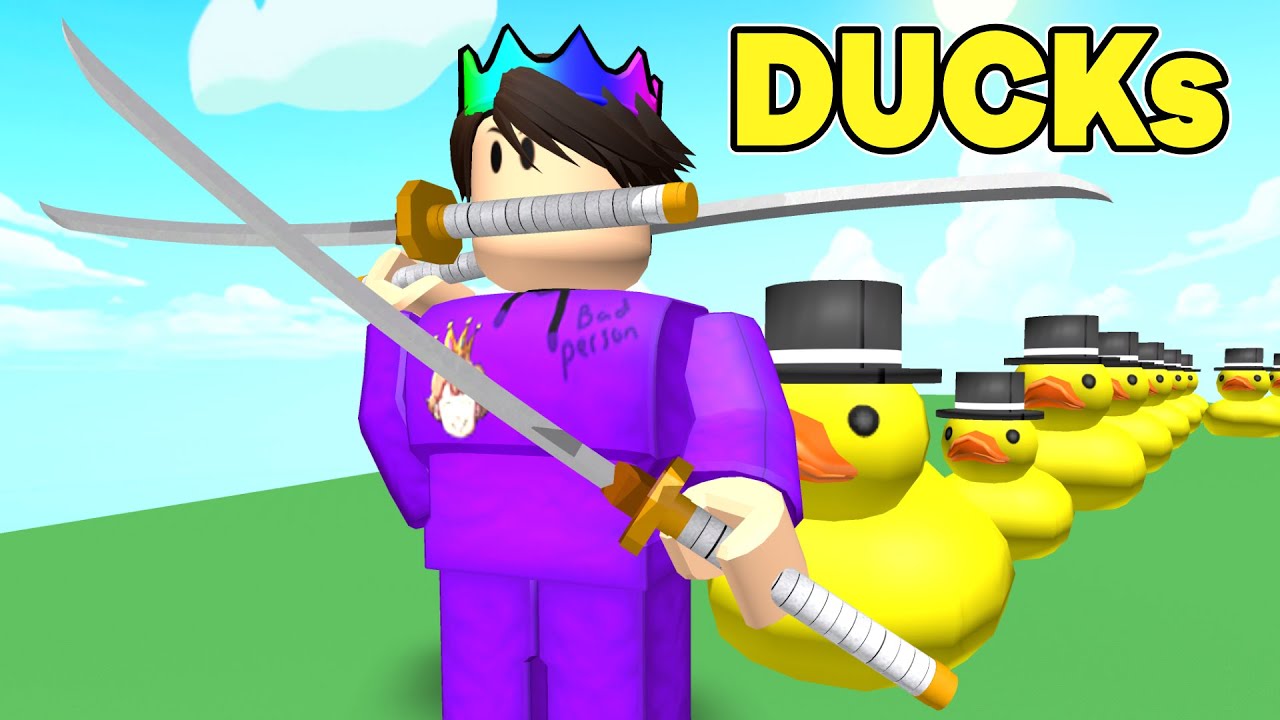 My DUCK Army Is OVERPOWER In Roblox - YouTube