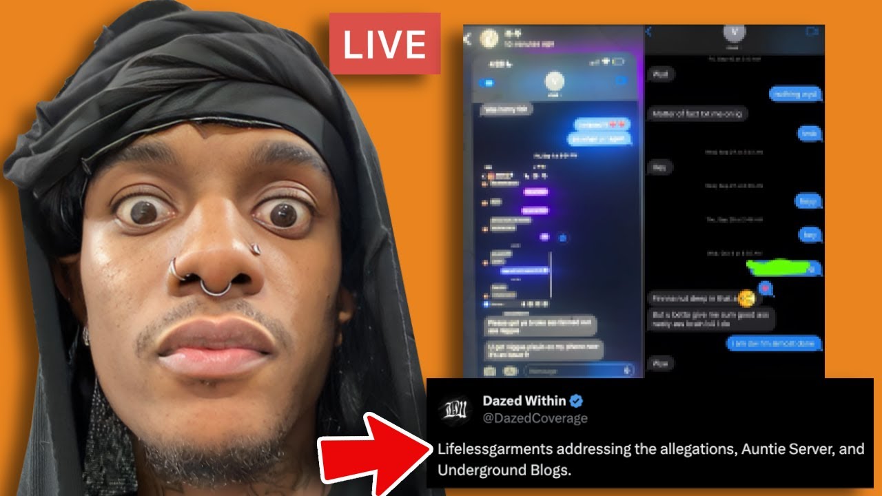 Lifelessgarments addresses the Allegations, Auntie Server, and more ...