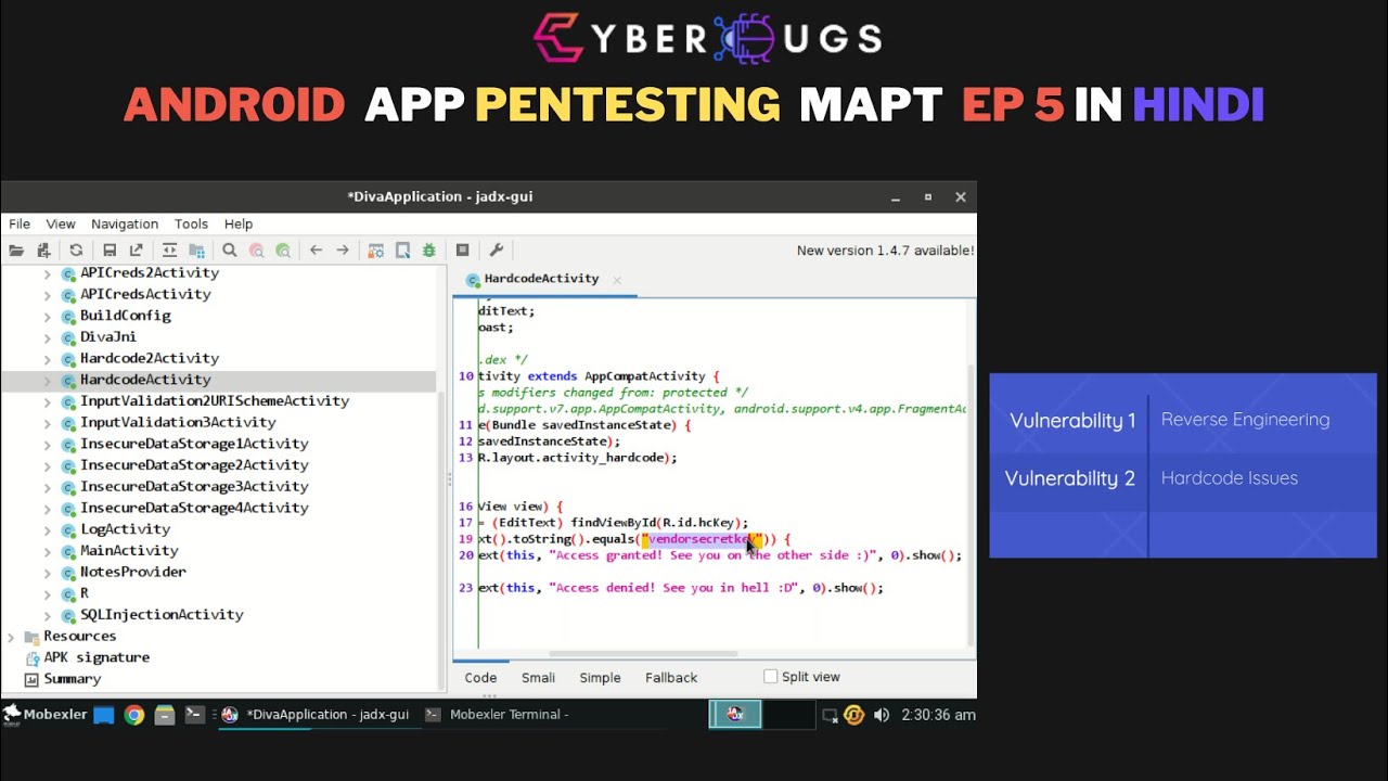 Android App Pentesting Course Mapt Android App Reverse Engineering Hardcode Issues In 6901