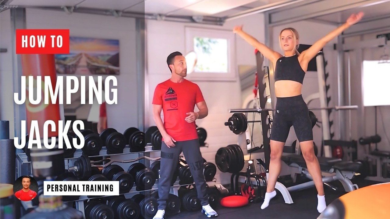 JUMPING JACKS for Full-Body Fitness | Quick Warm-Up & Cardio Boost ...