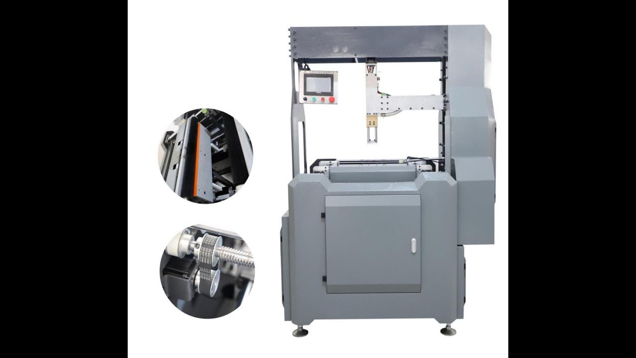 Box making machine/Box forming machine with adjust model automatically ...