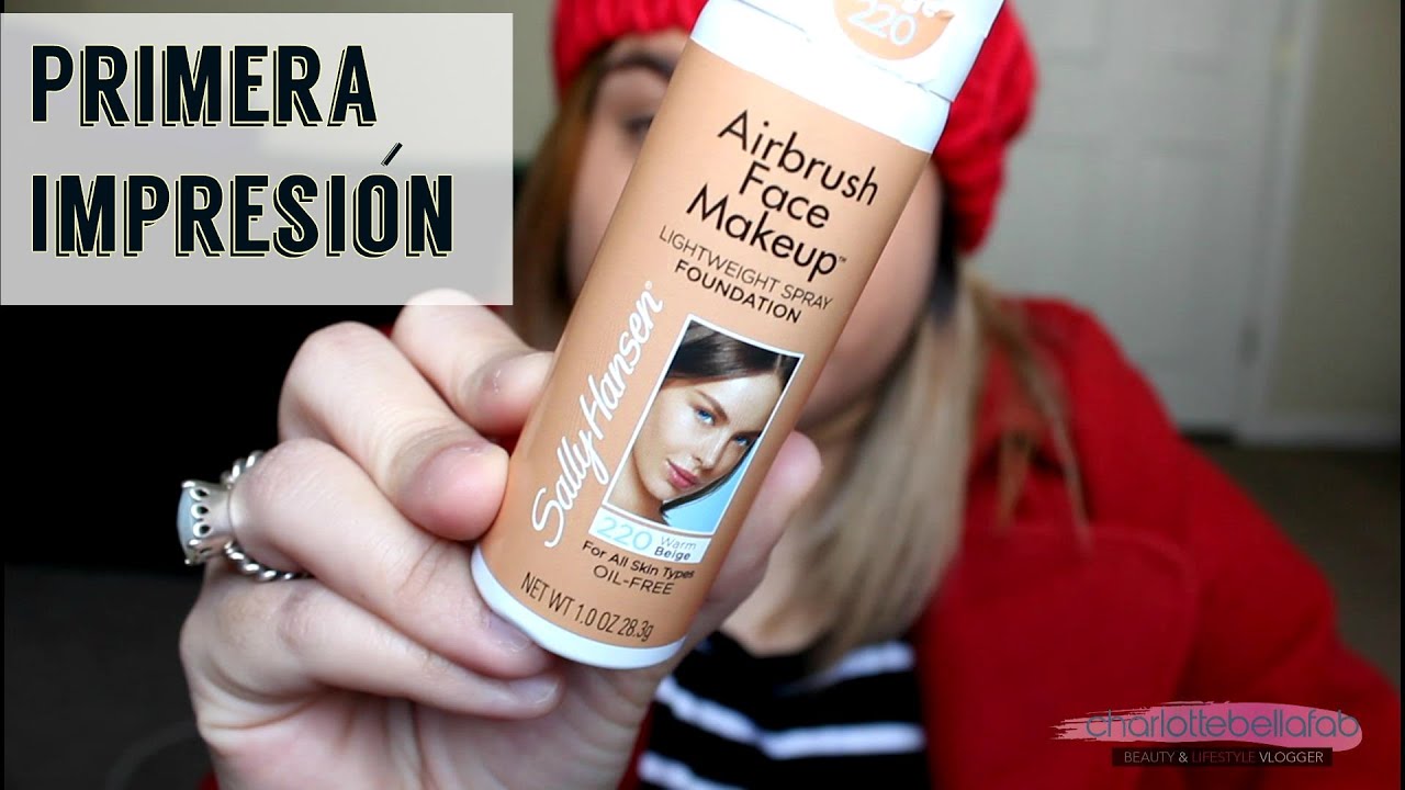 Primera Impresión: Sally Hansen Airbrush Foundation |Charlottebellafab ...