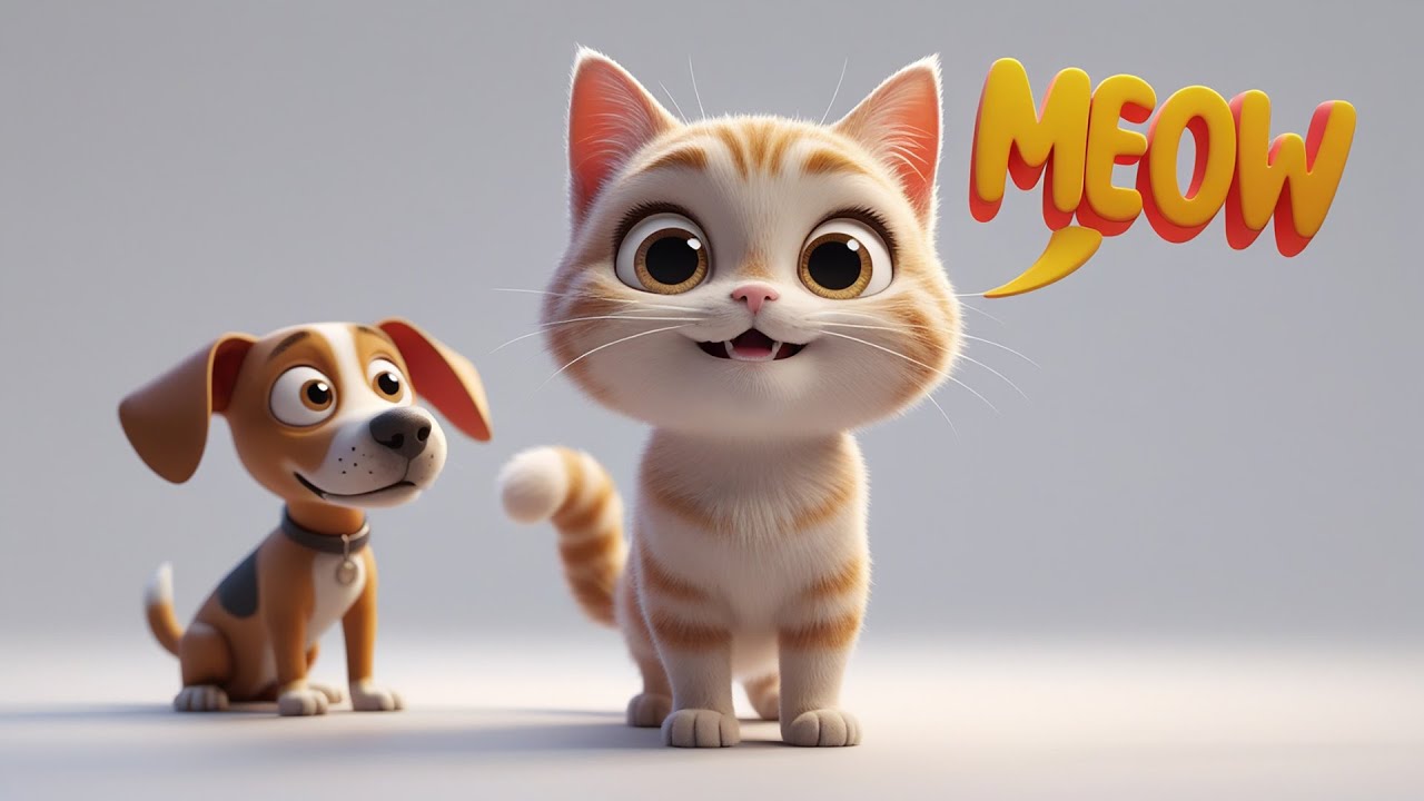 The Happy Little Cat | Meow - YouTube